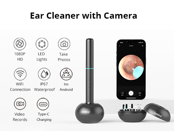Bebird EarSight Cleaner - Earwax Removal Kit | Gentle & Effective