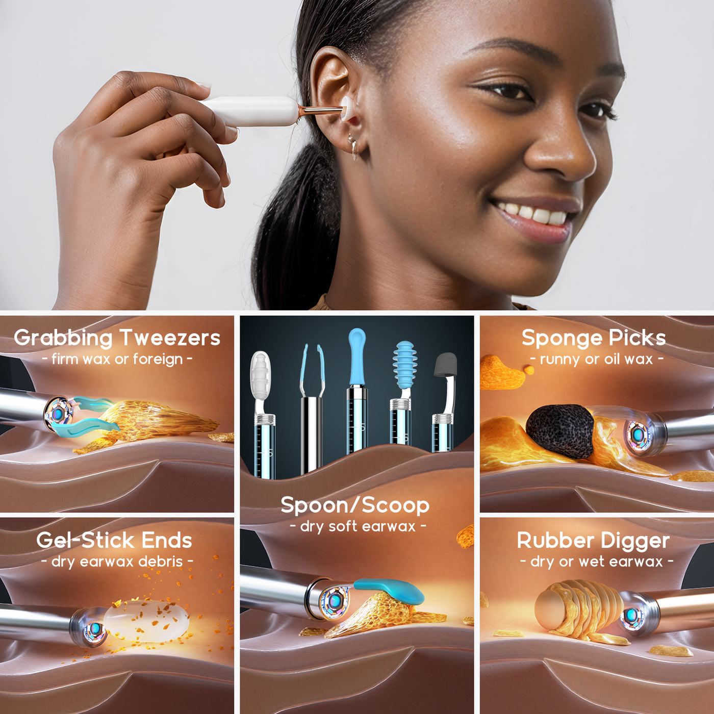 Bebird EarSight Complete | All-in-One Ear Wax Removal Kit | FDA-Cleared