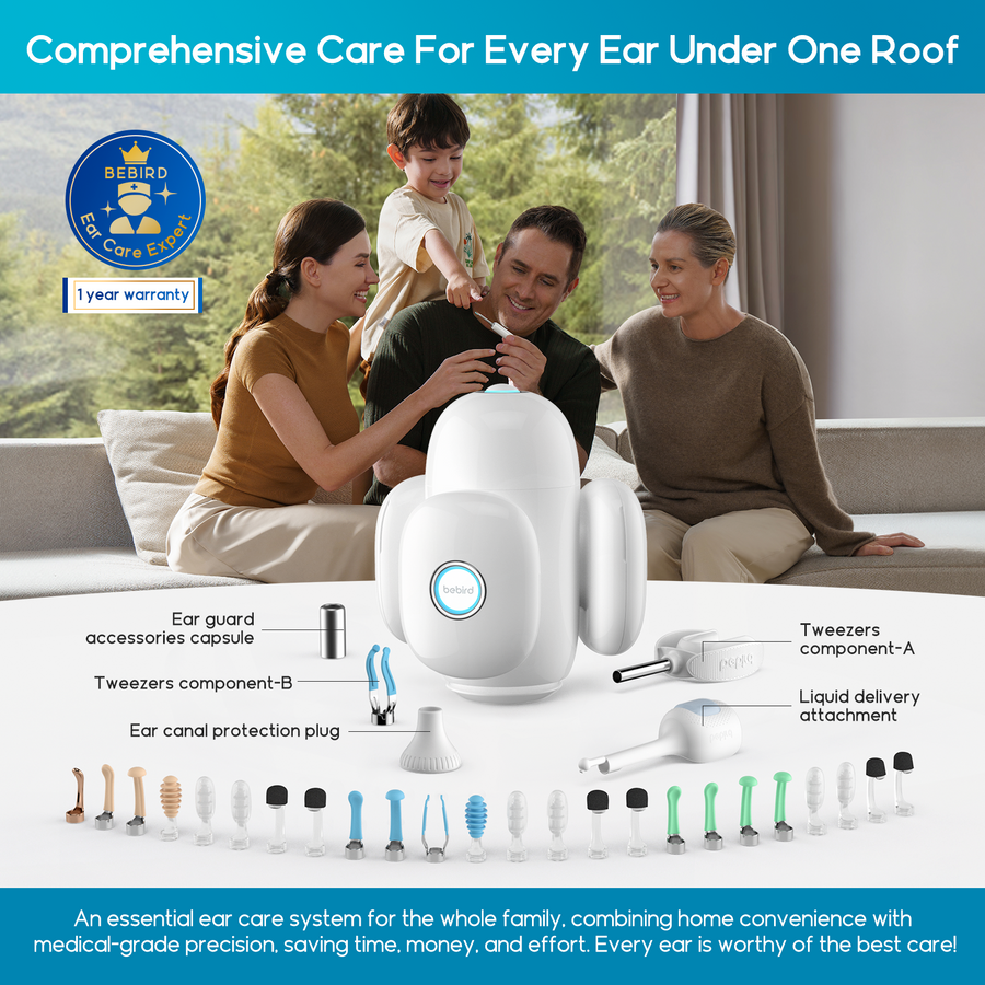 Bebird EarSight Complete | All-in-One Ear Wax Removal Kit | FDA-Cleared